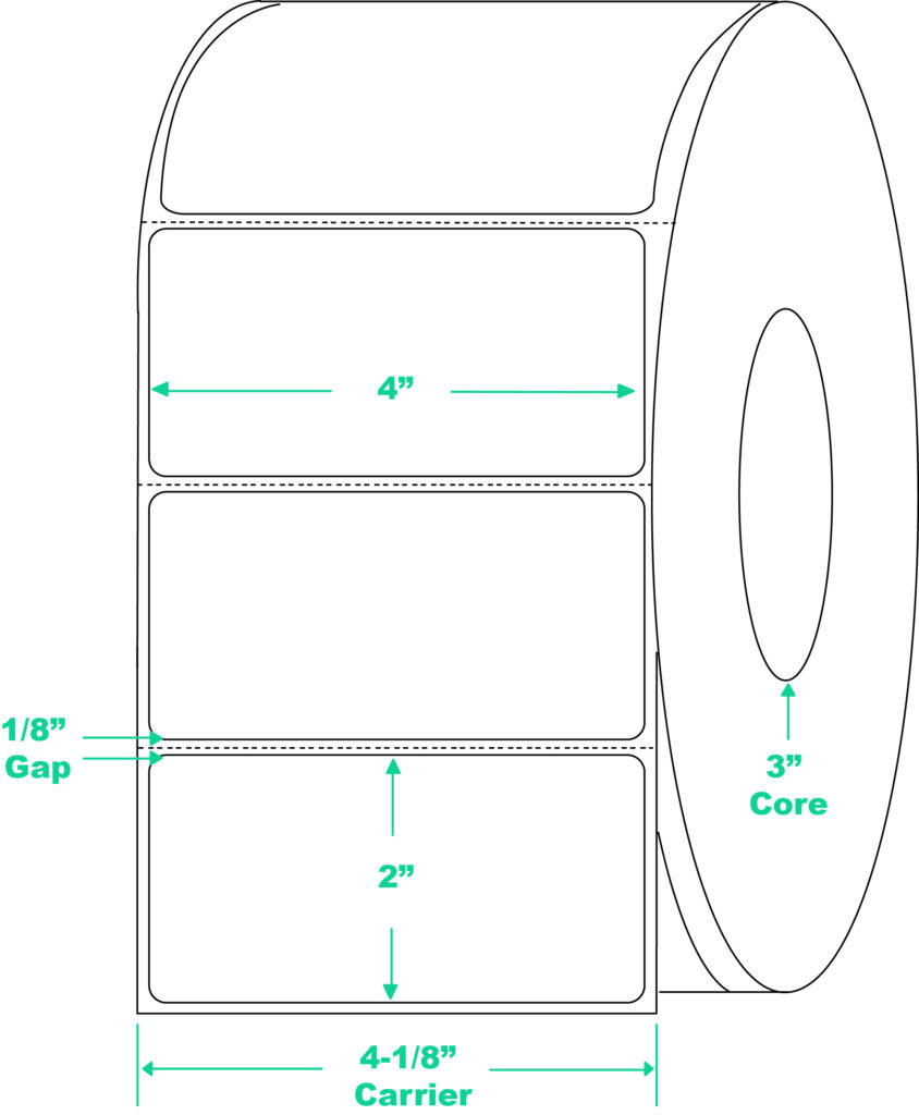 Compulabel 2"x2" Thermal Transfer Labels (620460)